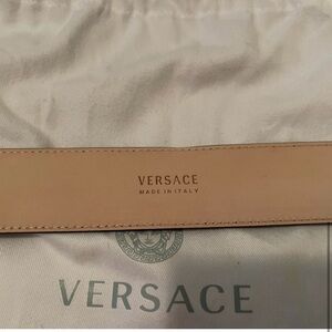 Versace | Accessories | Versace Crystal La Medusa Leather Belt | Poshmark